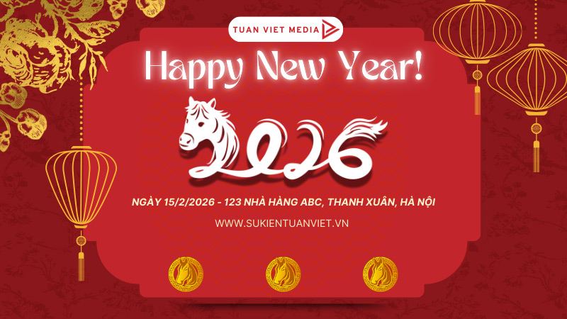 40+ Backdrop Tất Niên - Backdrop Year End Party Mới Nhất